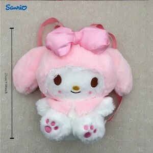 Sanrio | Bags | My Melody Plush Backpack | Poshmark